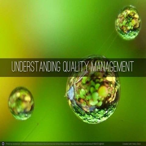 Understanding quality-management | PPT