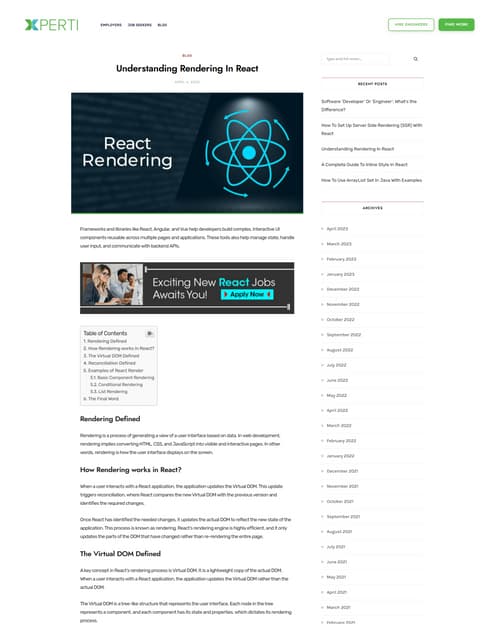 Understanding Rendering In React Pdf