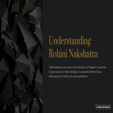 Understanding Rohini Nakshatra: Effects and Remedies | PDF