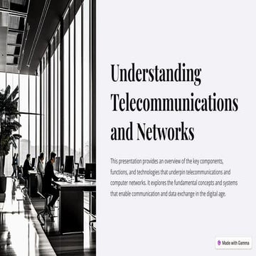 Understanding Telecommunication and Networks | PDF