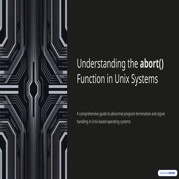 The-Abort-Function-and it processs termination .in-Unix.pptx