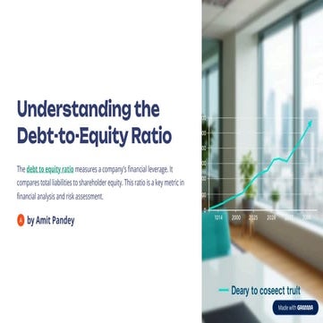 Debt to Equity Ratio Explained – Meaning, Formula & Importance | PDF