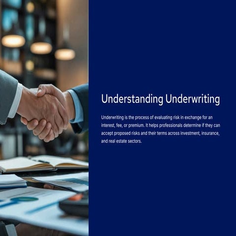 Daniel Selby - Understanding Underwriting | PDF
