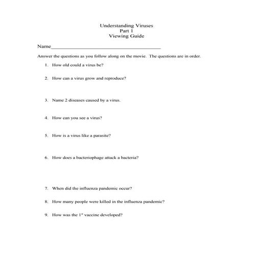 Understanding Viruses | DOC