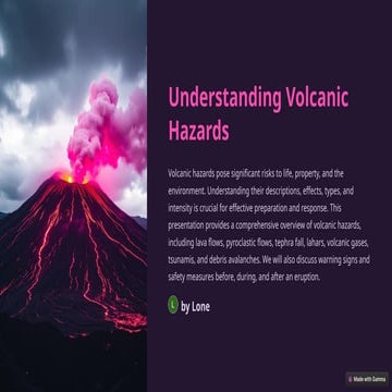 Understanding-Volcanic-Hazards by the original | PPT