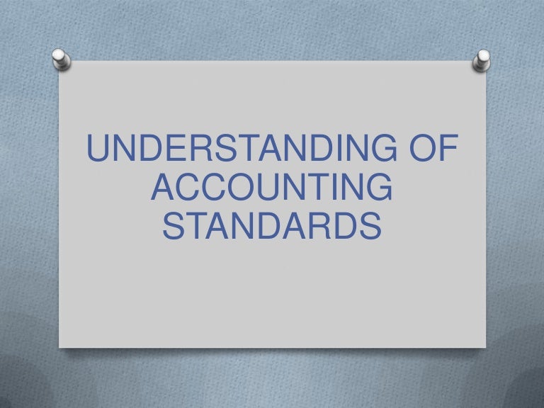 Understanding Standards