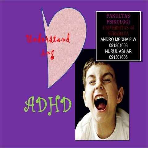 Understanding adhd | PPT