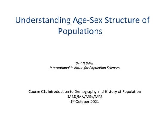 Population pyramids | PPSX