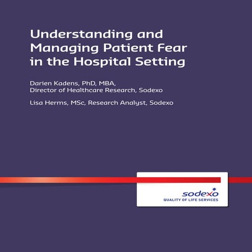 Understanding and Managing Patient Fear in the Hospital Setting | PDF