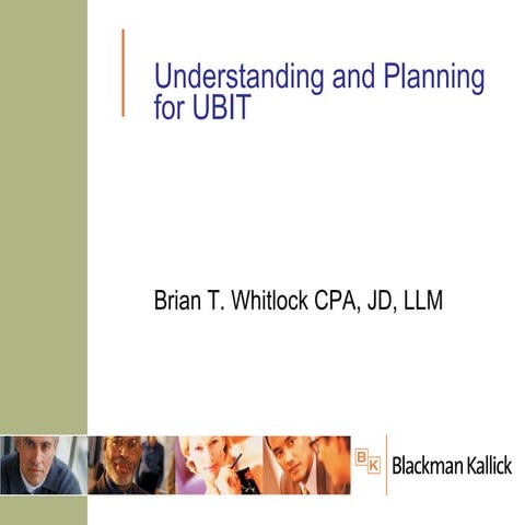 Understanding And Planning For UBIT | PPT