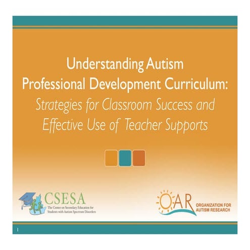 Understanding and Overcoming the Stigma of Autism Spectrum Disorder | PPTX