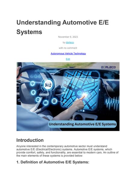 ECU: Electronic Control Units in Electric Two Wheeler | PPT