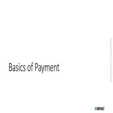 Understanding Basics of Payment | PPTX | Credit Cards | Personal Debt