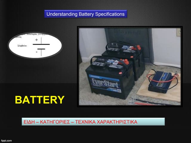 Characteristics of battery | PPTX