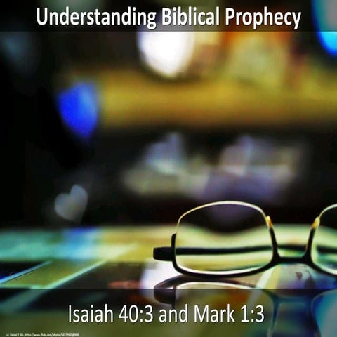Understanding biblical prophecy (1) | PPTX