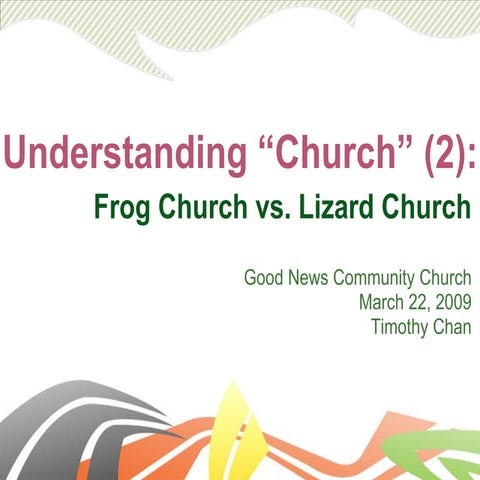 認識教會 / Understanding Church (2) | PPT