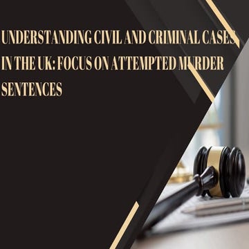 Understanding Civil and Criminal Cases in the UK Focus on Attempted ...
