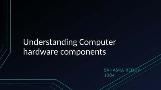 Computer & it's components | PPT