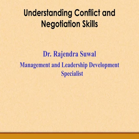 Understanding Conflict and Negotiaion.ppt