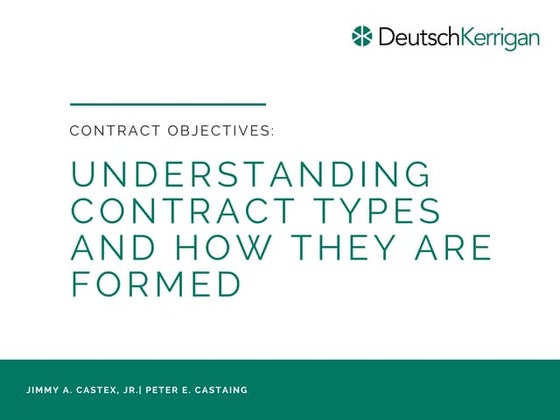Contract 1 intentioons to create legal relations | PPT