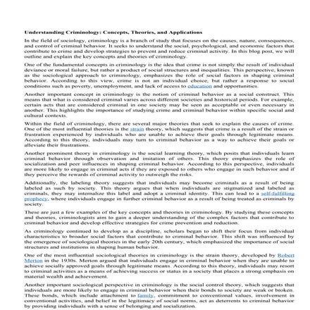 Understanding Criminology and its concepts.docx