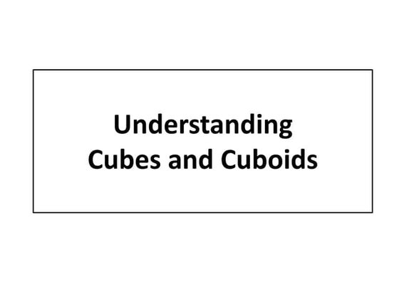 Cube | PPT