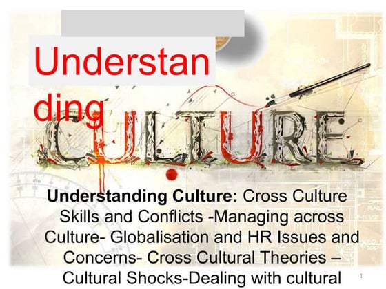 Understanding culture | PPT