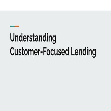 Delving into the World of Customer-Centric Lending Practices for ...