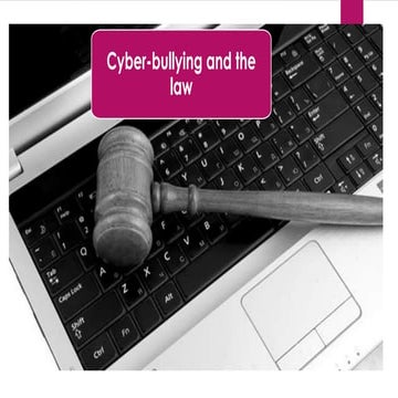 Understanding Cyberbullying Laws in Canada's Criminal Code | PPTX