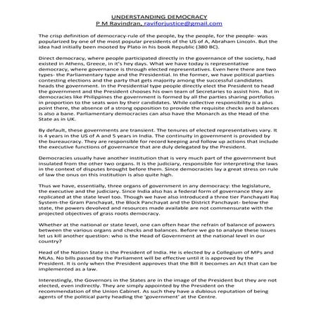 Understanding democracy 310519 | PDF