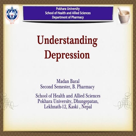 Understanding depresssion | PPT