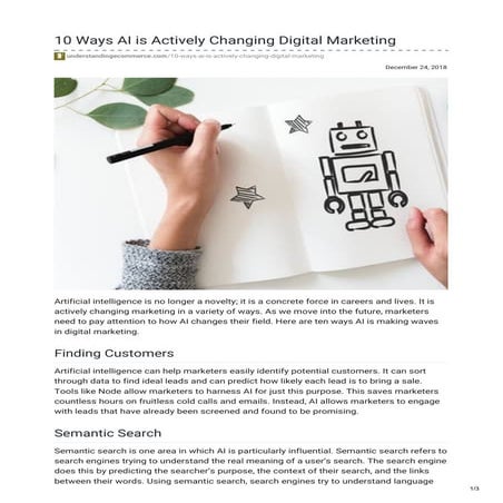 10 Ways AI is Actively Changing Digital Marketing ...