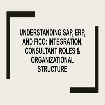 FICO Manuals for SAP with slides to see and test | PPTX