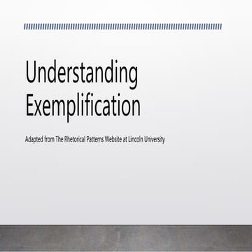 Understanding Exemplification .pptx