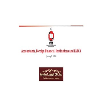 Understanding fatca icatt 07-01-15 | PDF | Business Accounting ...