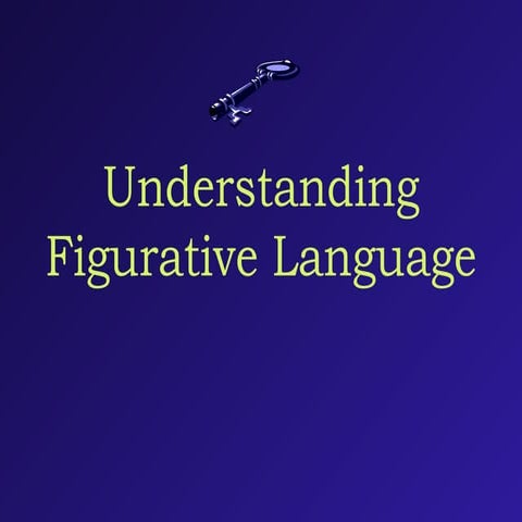 Literal and Figurative Language | PPTX