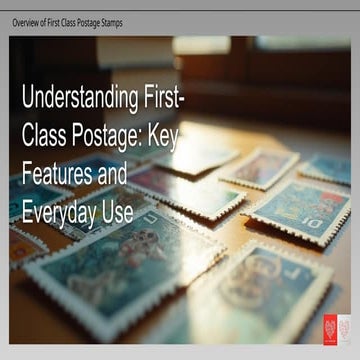 Understanding First-Class Postage Key Features and Everyday Use.pptx