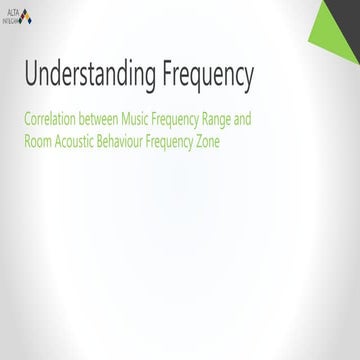 Understanding frequency for Audio Lover | PPT
