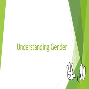 Understanding gender | PPT