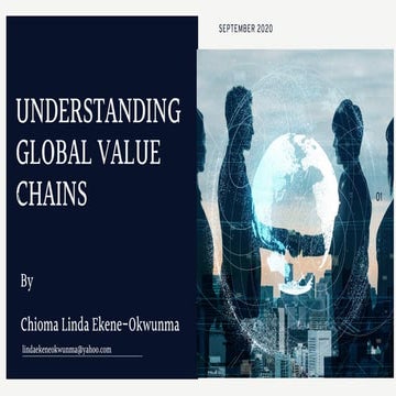 Understanding global value chains | PDF