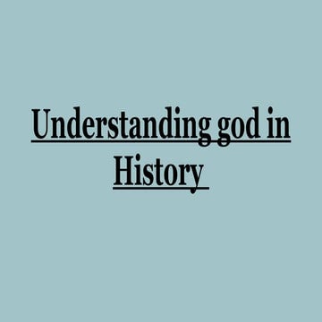 Understanding god in history Jewish .pptx