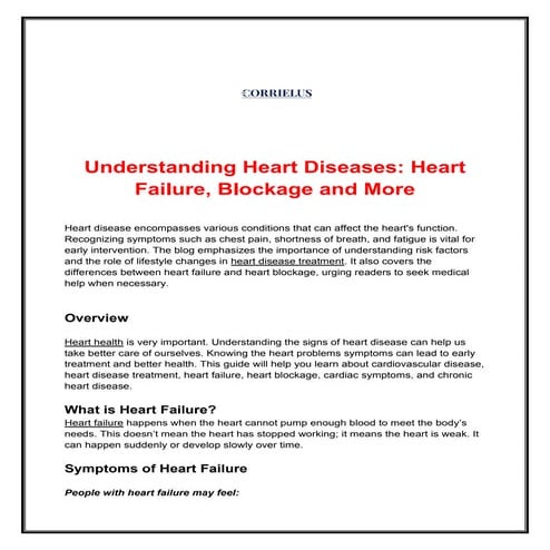 Understanding Heart Diseases_ Heart Failure, Blockage and More.pdf