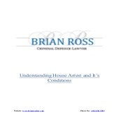 Understanding House Arrest and It’s Conditions | PDF