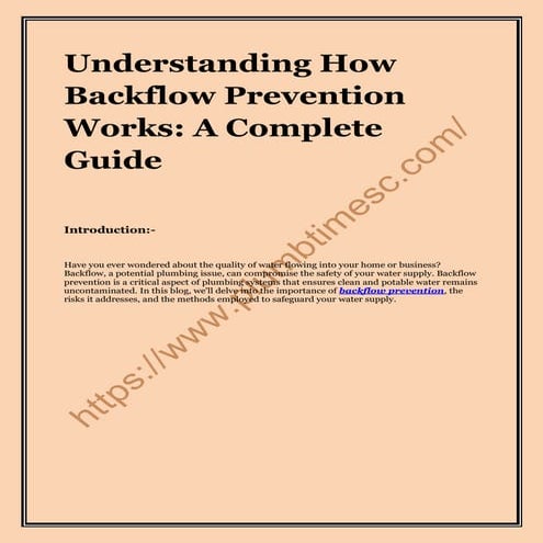 Understanding How Backflow Prevention Works.pdf