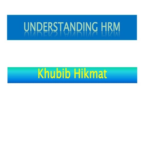 PRIME HRM PRESENTATION | PPTX