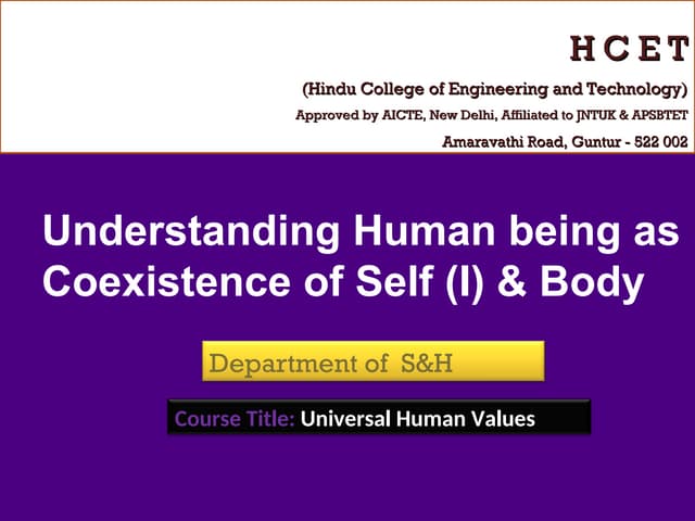 Human values unit 2 notes | PDF