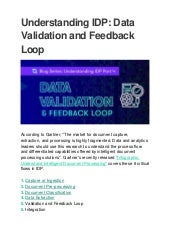 Understanding IDP: Data Integration | PDF