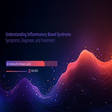 How to Manage Inflammatory Bowel Disease | PPTX