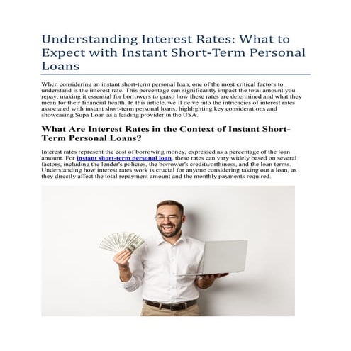 Understanding Interest Rates: What to Expect with Instant Short-Term ...