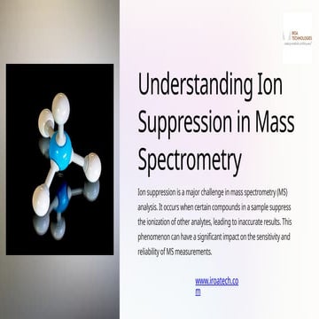 Ion Suppression in Mass Spectrometry: Causes, Effects, and Mitigation ...